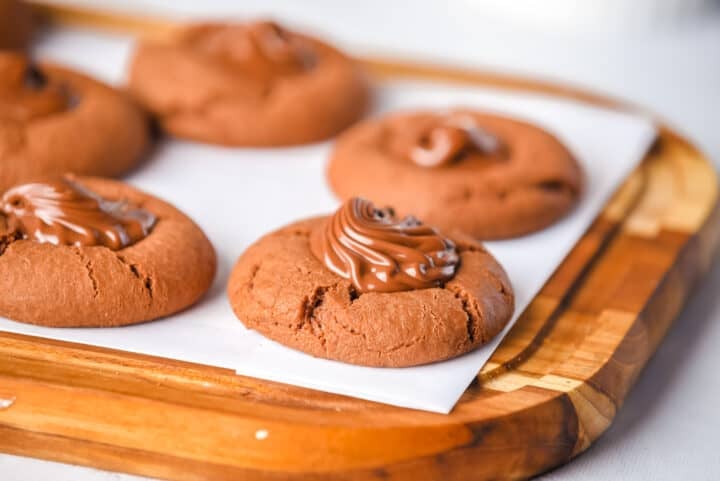 3 Ingredient Nutella Cookies - Urban Farmie