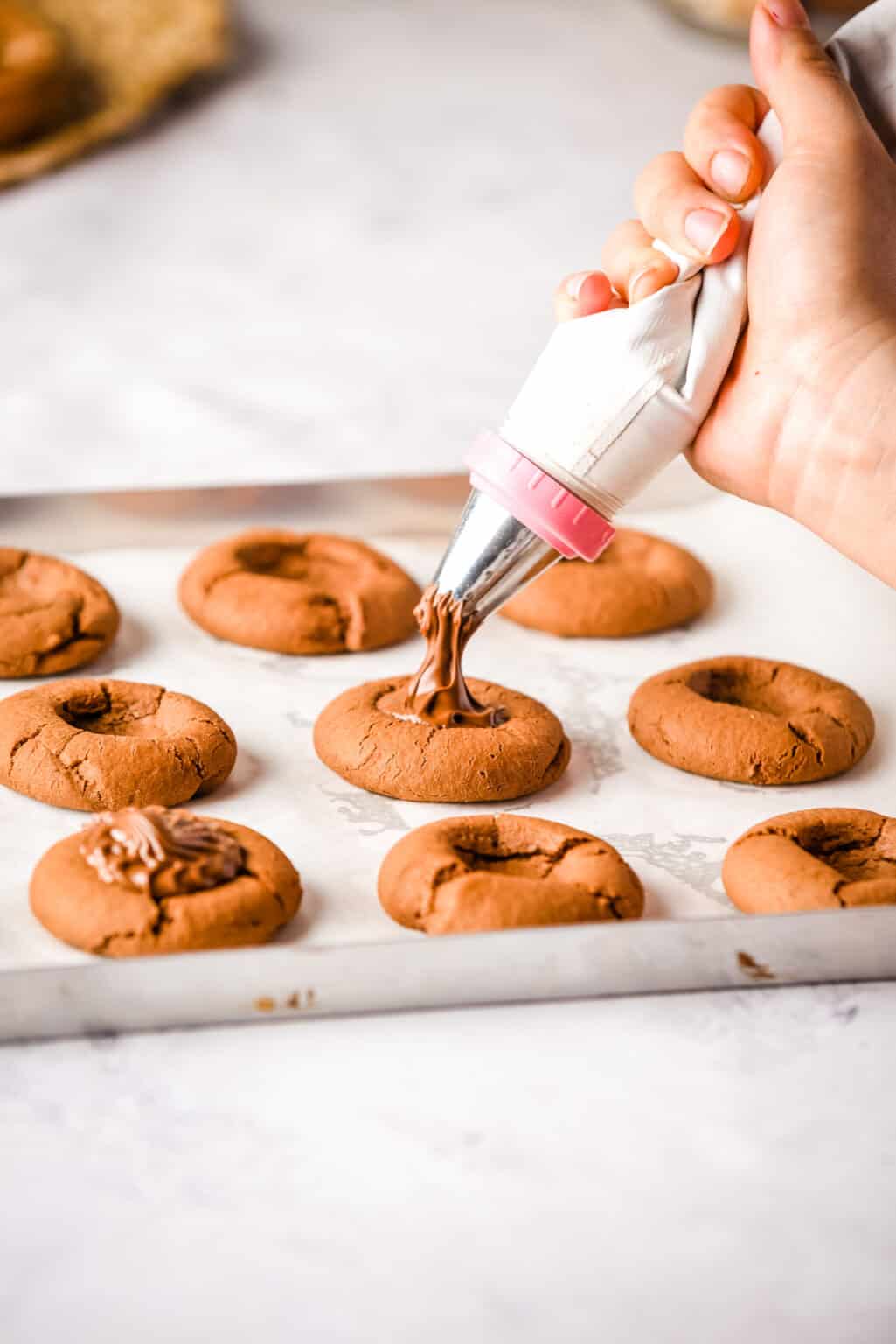 3 Ingredient Nutella Cookies - Urban Farmie