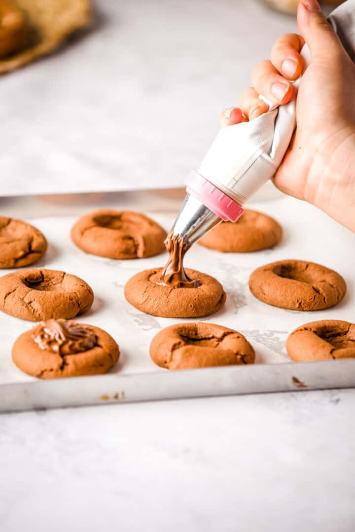 3 Ingredient Nutella Cookies - Urban Farmie