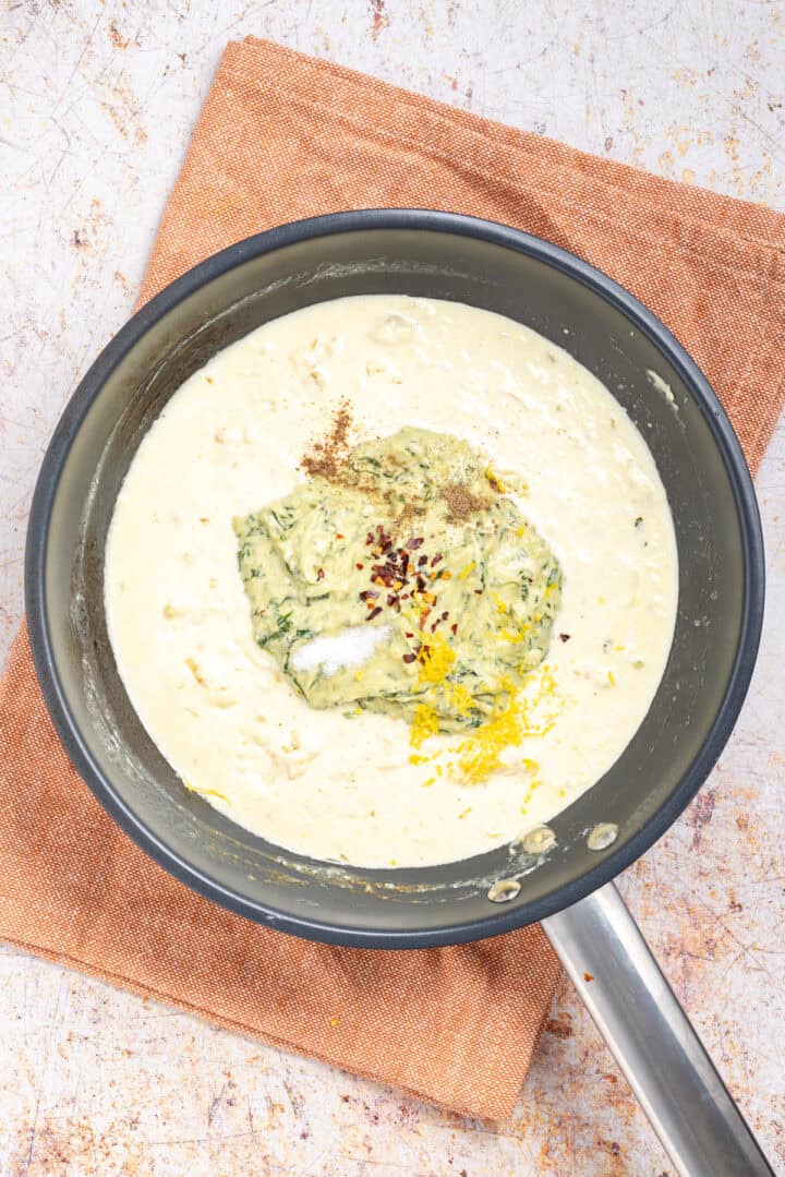 Basil Cream Sauce (Easy Summer Pasta Sauce!) - Urban Farmie