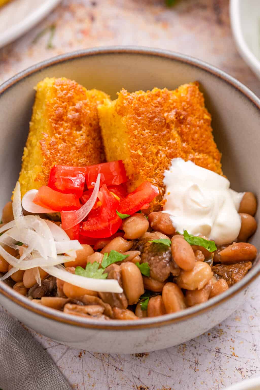 The Best Beans and Cornbread Recipe - Urban Farmie