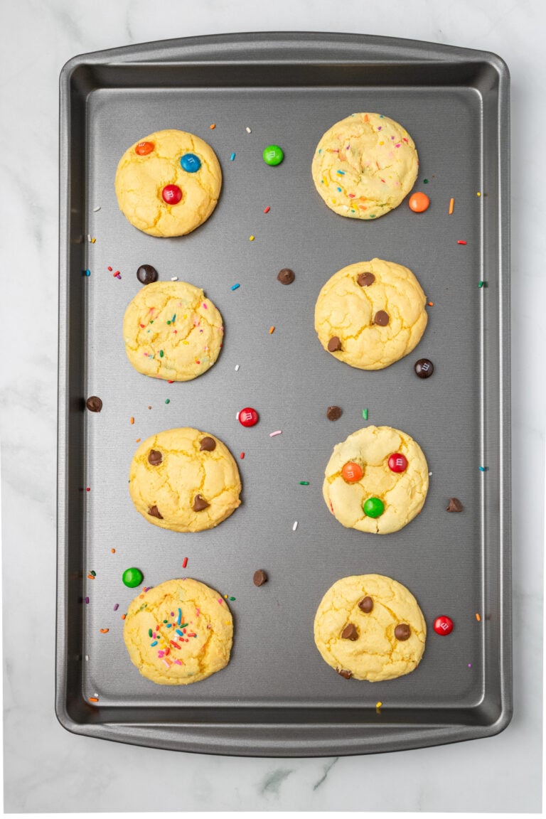 Yellow Cake Mix Cookies
