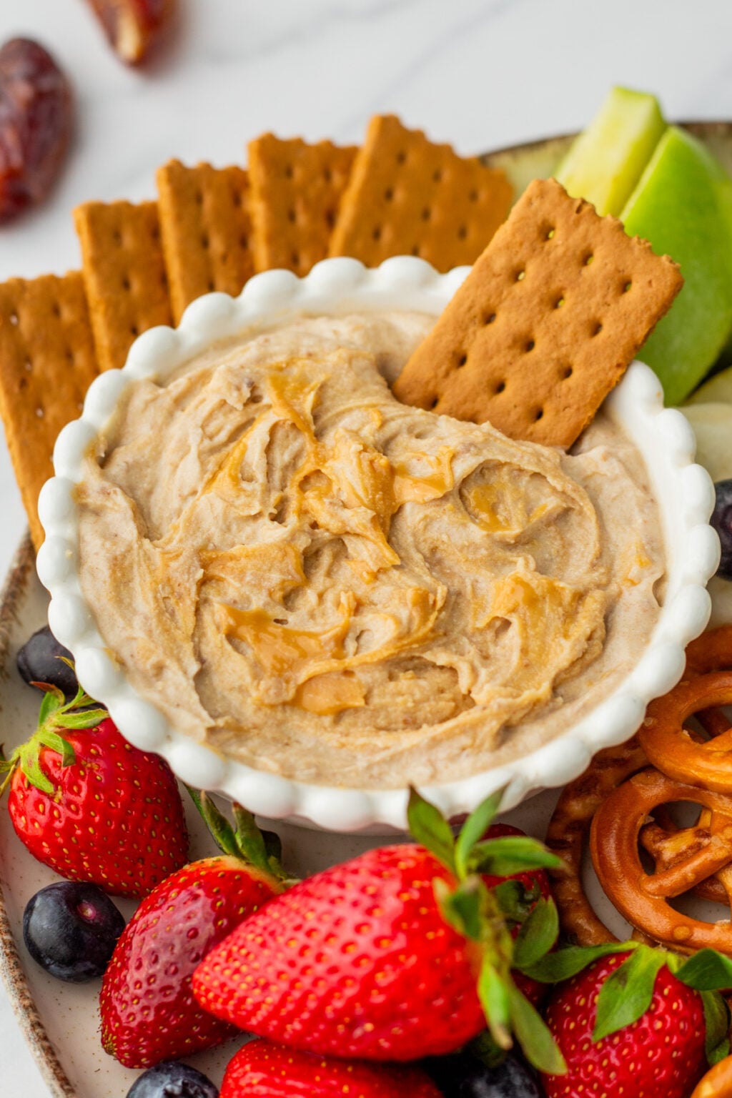 Cottage Cheese Caramel Dip