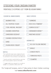 Indian Cooking 101: Essential Indian Ingredients & Spices