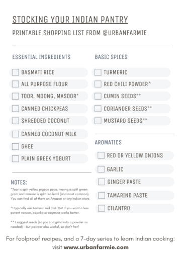 Indian Cooking 101: Essential Indian Ingredients & Spices