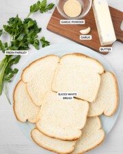 Garlic Bread with Sliced Bread