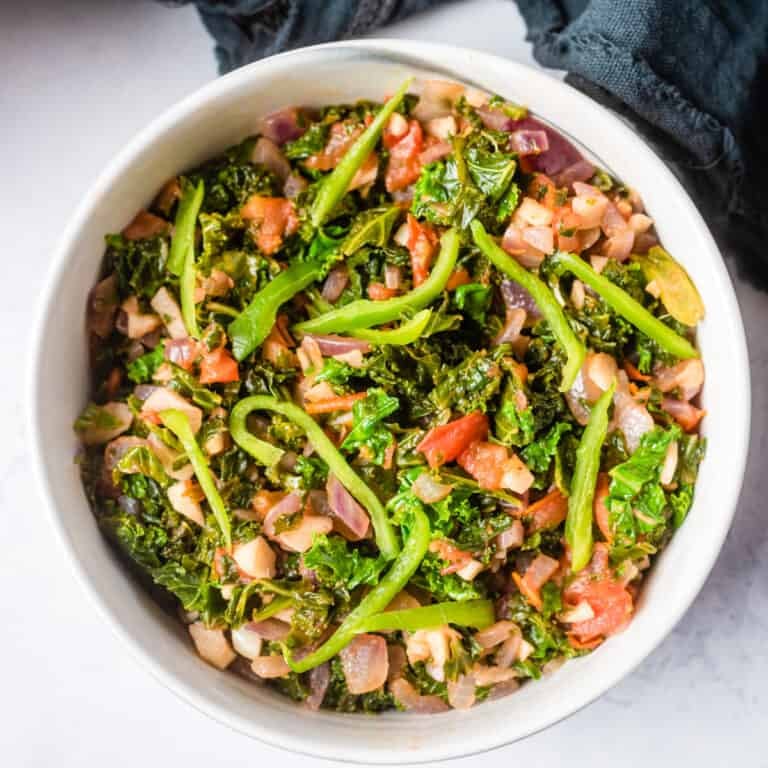 Gomen Wat (Spicy Ethiopian Greens) - Urban Farmie
