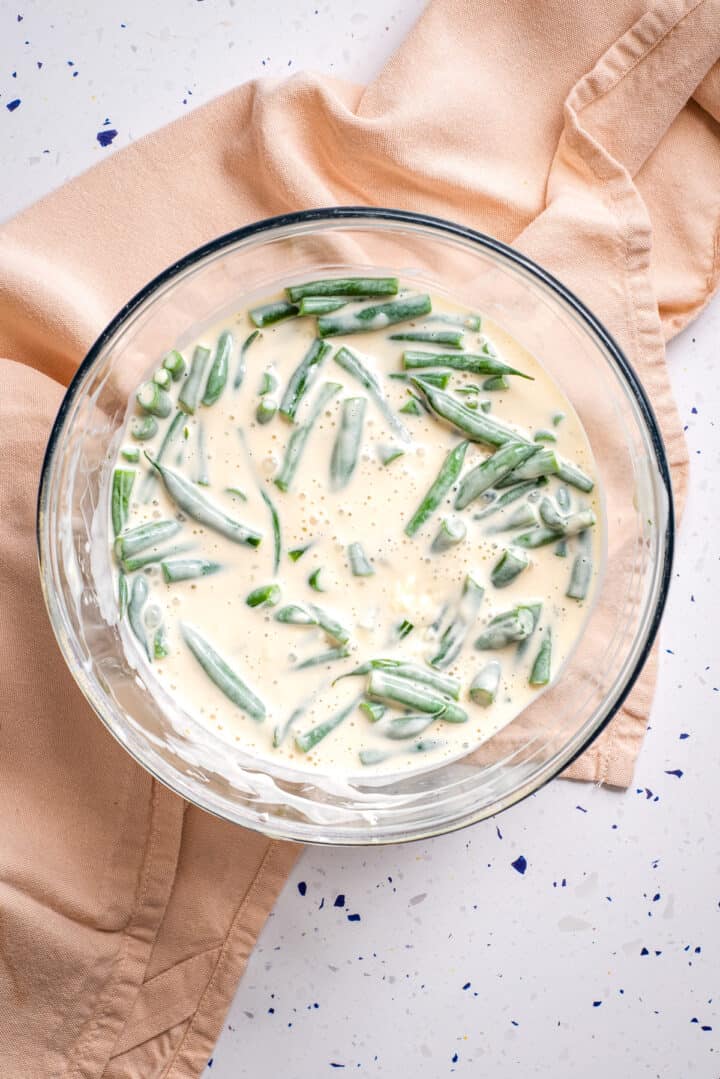 Green Bean Casserole with Cream Cheese - Urban Farmie