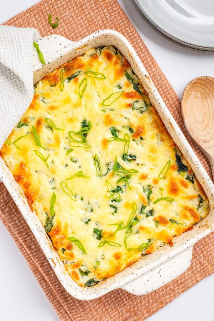 Green Rice Casserole (Cheesy Green Rice Recipe) - Urban Farmie