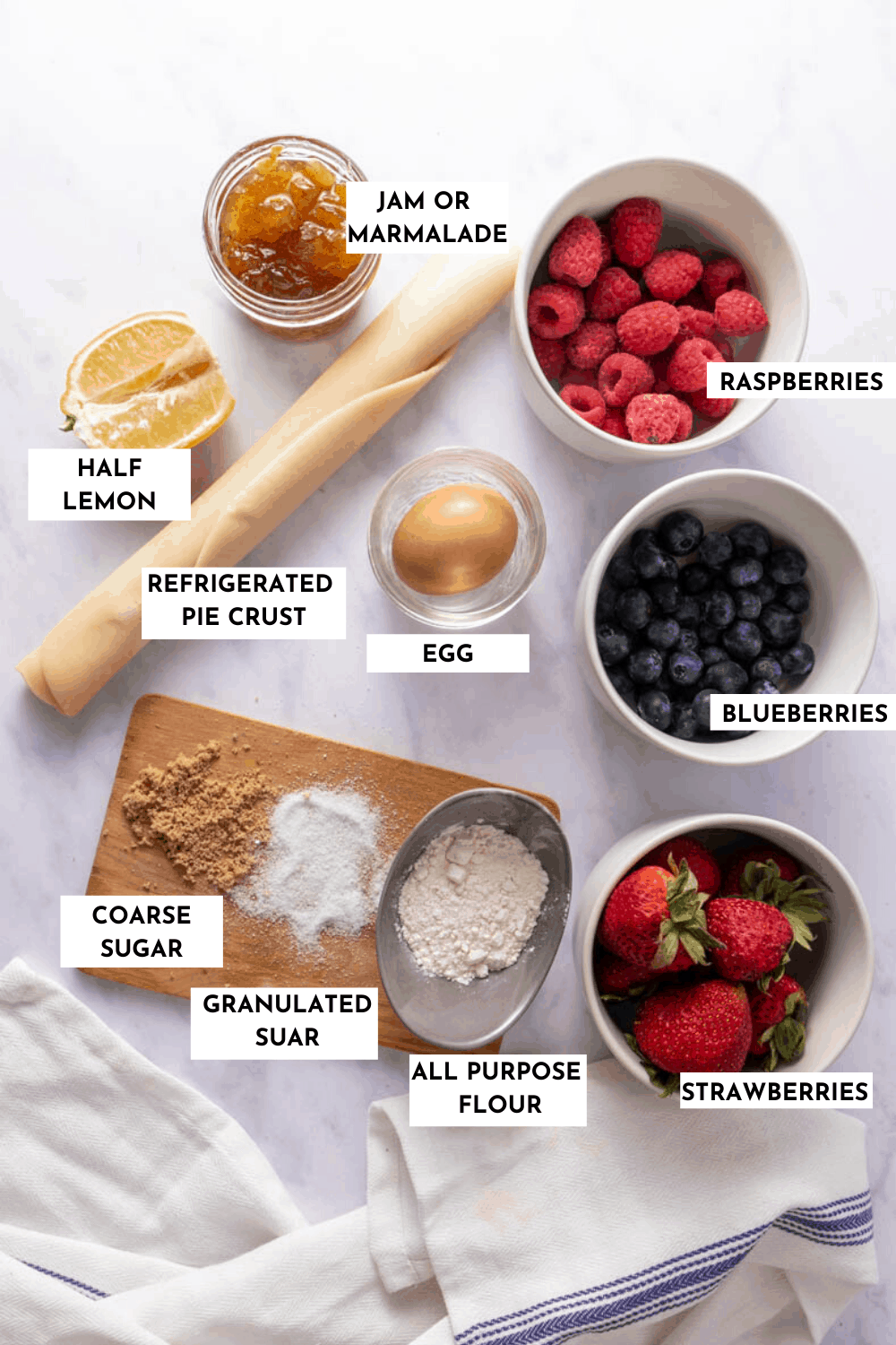 The Best Mixed Berry Galette (15 Minute Prep Time!) - Urban Farmie