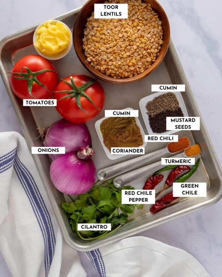 Authentic Dal Tadka (Stovetop, Instant Pot)