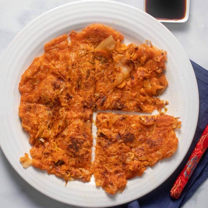 Crispy Kimchi Pancakes (Kimchijeon)