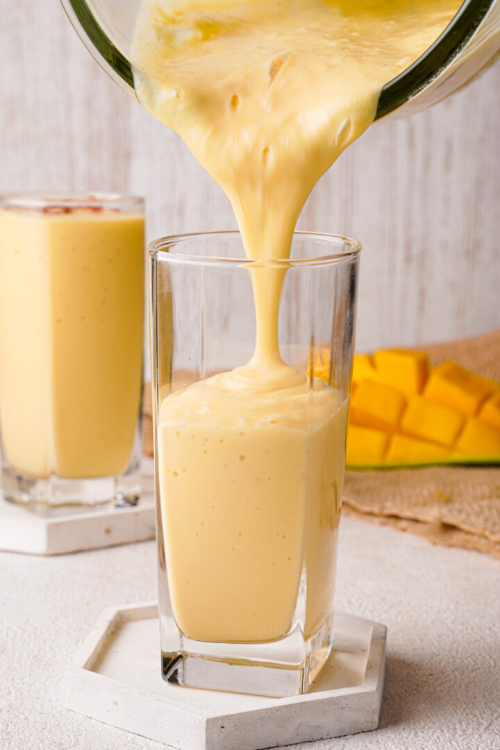 Homemade Mango Lassi (with mango or mango pulp!) - Urban Farmie