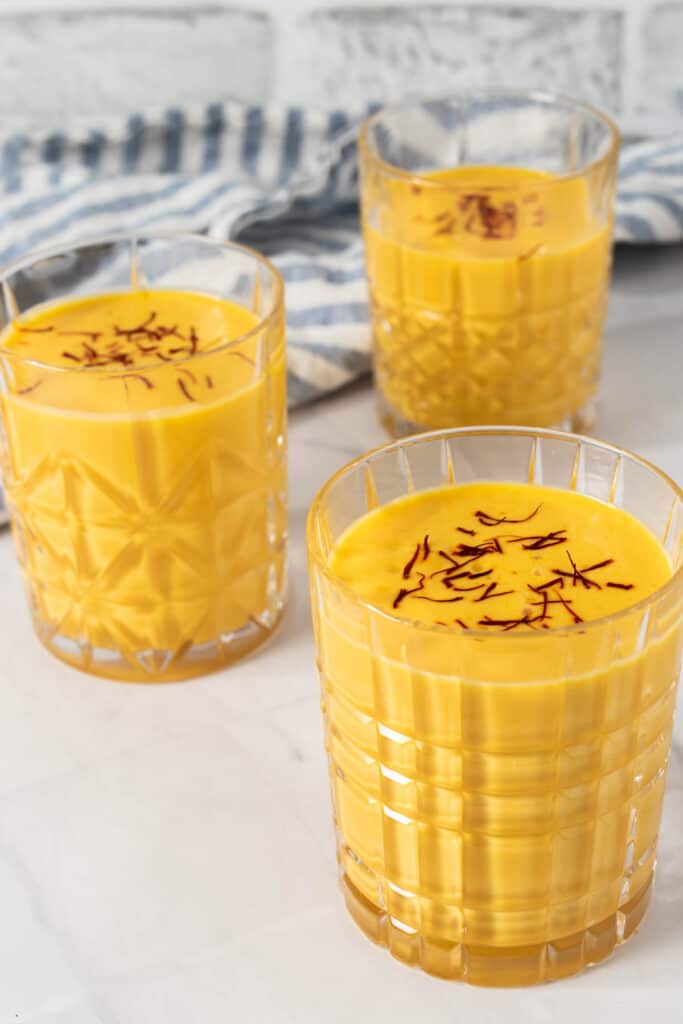 Homemade Mango Lassi (with mango or mango pulp!) - Urban Farmie