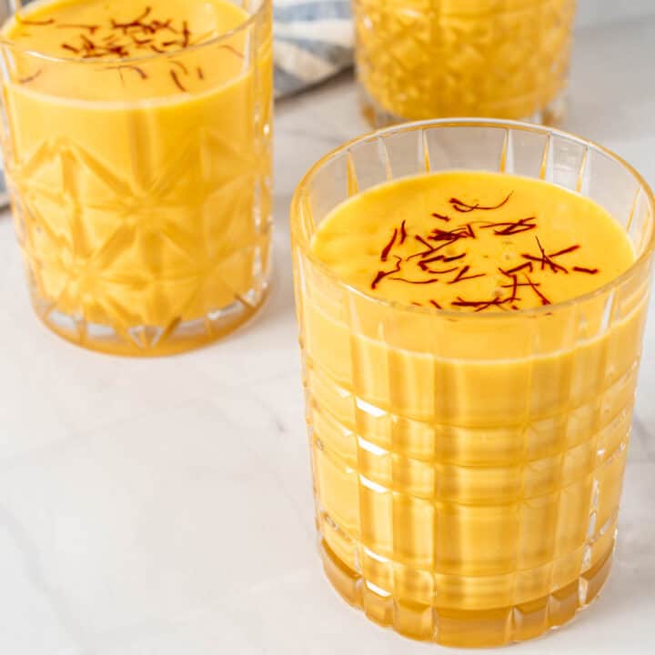 Homemade Mango Lassi (with mango or mango pulp!) - Urban Farmie
