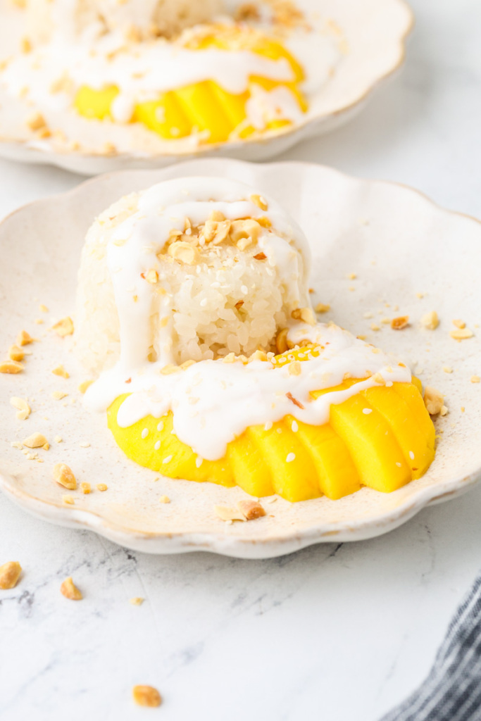 Thai Mango Sticky Rice with Coconut Cream