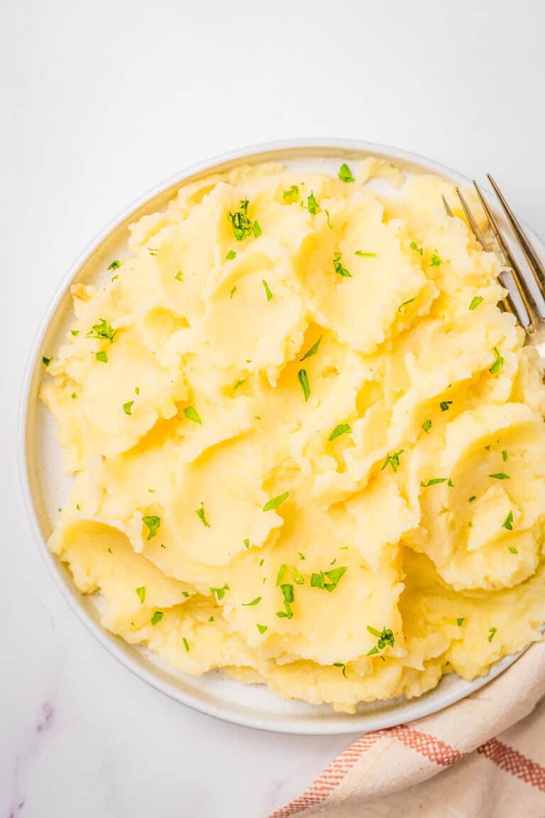 Easy, Creamy Microwave Mashed Potatoes