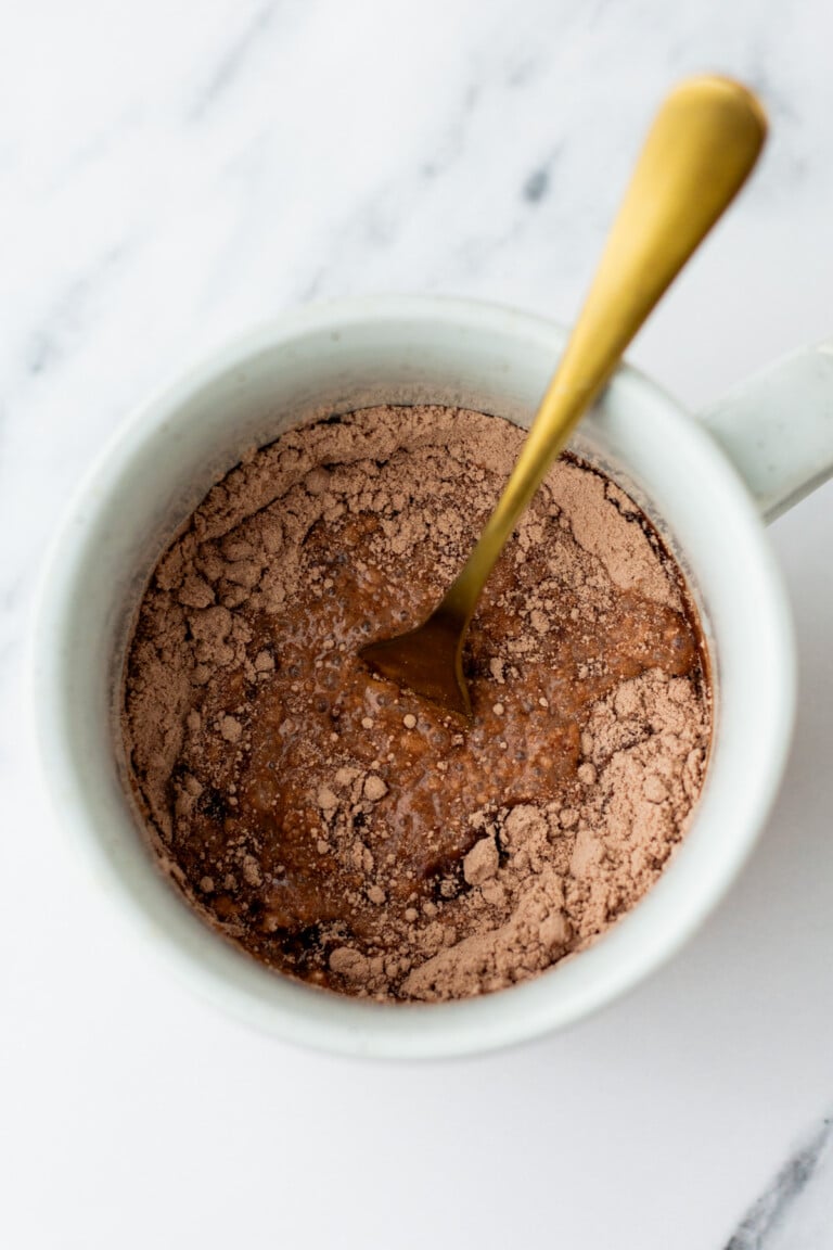 Microwave Mug Cake (with Cake Mix)