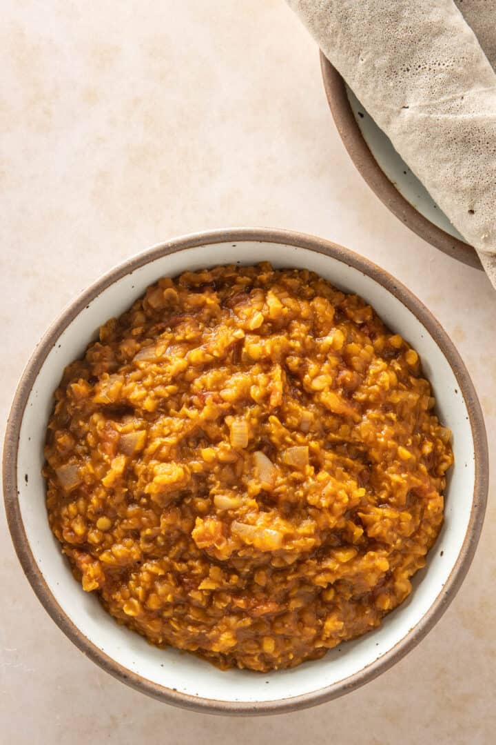 Misir Wot - Ethiopian Red Lentil Stew