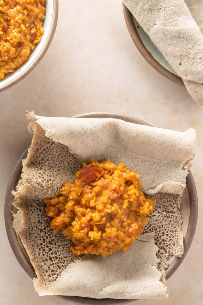 Misir Wot - Ethiopian Red Lentil Stew