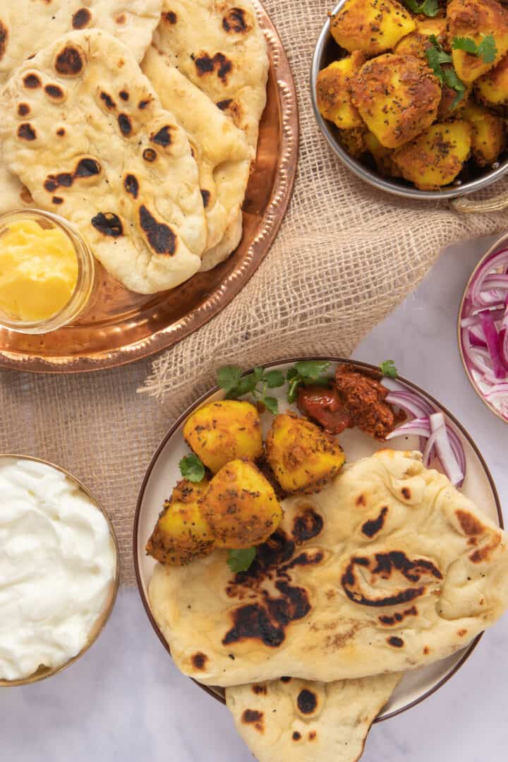 Homemade Traditional Naan Bread (Easy Recipe) - Urban Farmie