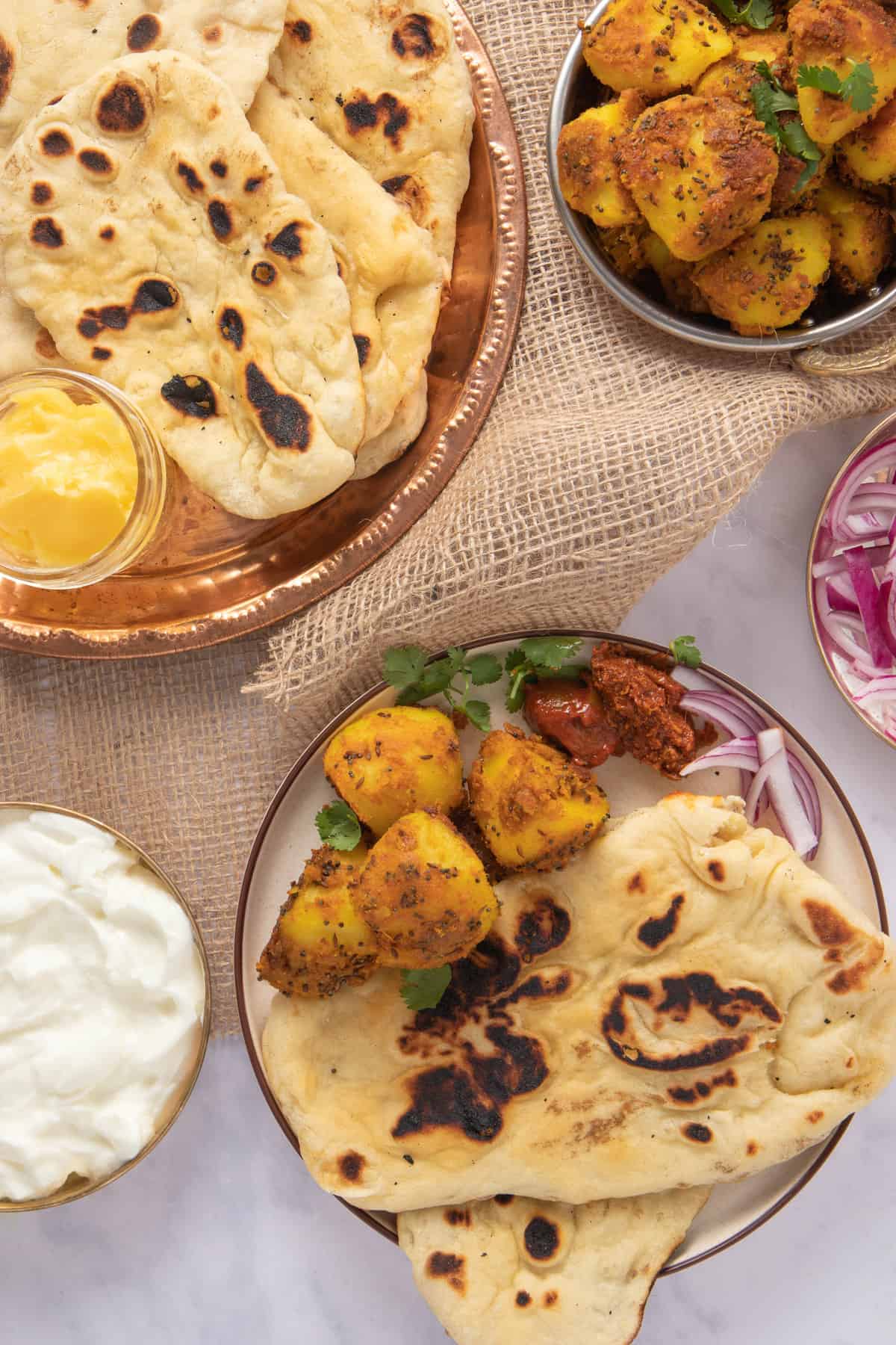 Homemade Traditional Naan Bread (Easy Recipe) - Urban Farmie