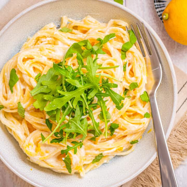 One Pot Lemon Ricotta Pasta - Urban Farmie