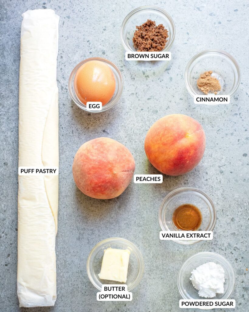 Peach Puff Pastry