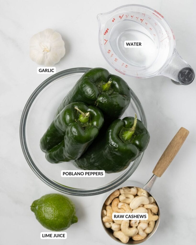 Easy Poblano Sauce (Vegan, Ready in 15 Minutes!) - Urban Farmie
