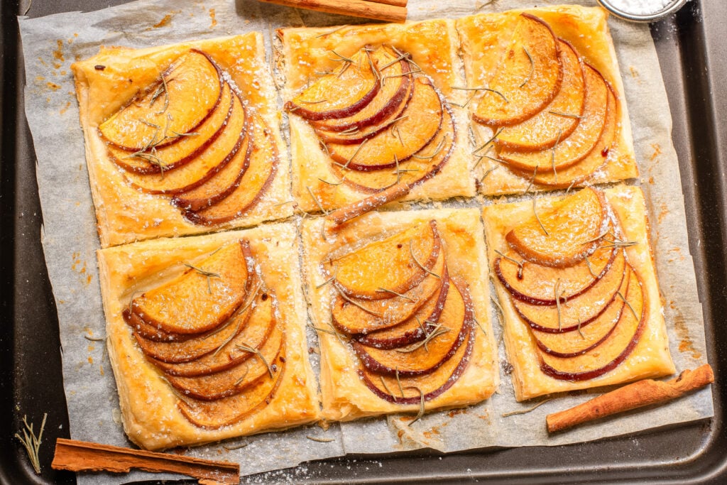Peach Puff Pastry