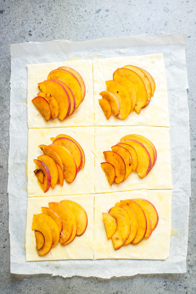 Peach Puff Pastry