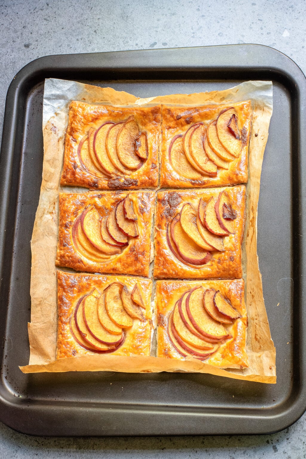 Peach Puff Pastry