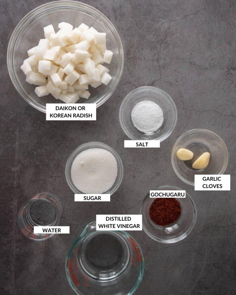 Korean Pickled Radish (aka Pickled Daikon Radish)