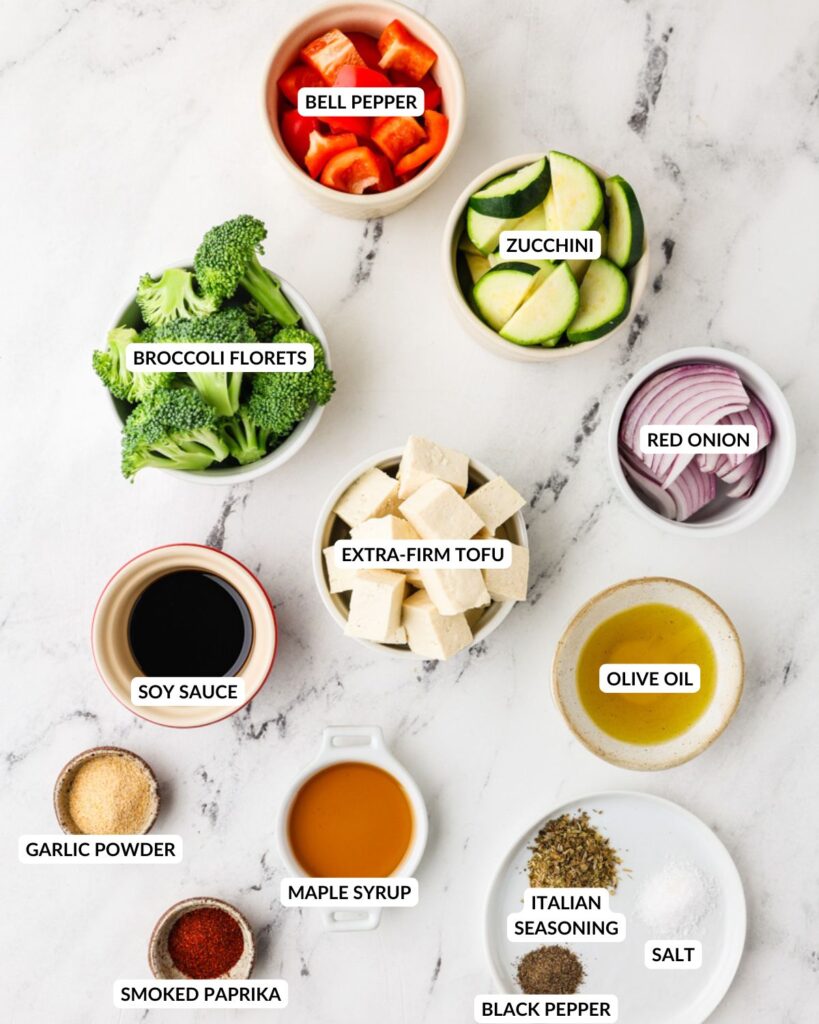 Sheet Pan Tofu + Veggies