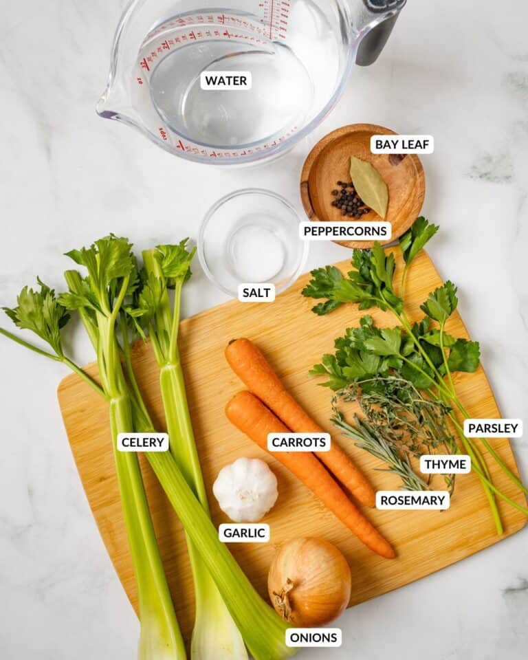 Slow Cooker Vegetable Broth (+ Ideal Veggies Infographic)