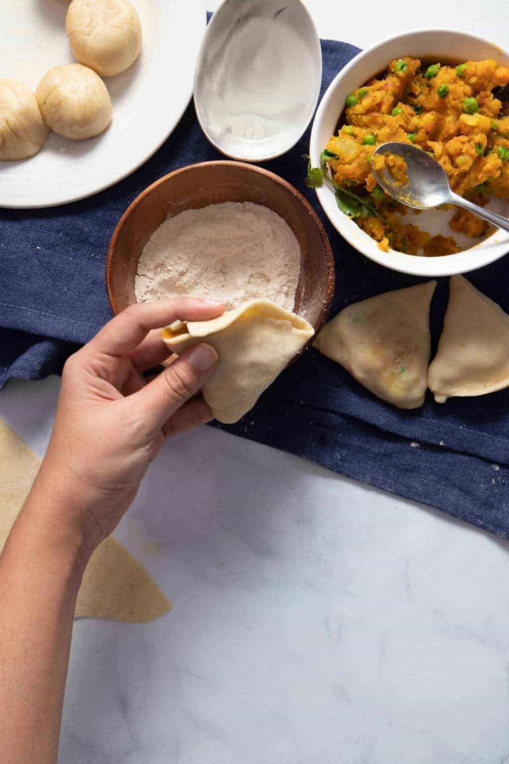 Easy Baked Samosas (Baked or Air-Fried) - Urban Farmie