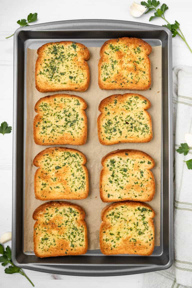 Garlic Bread with Sliced Bread