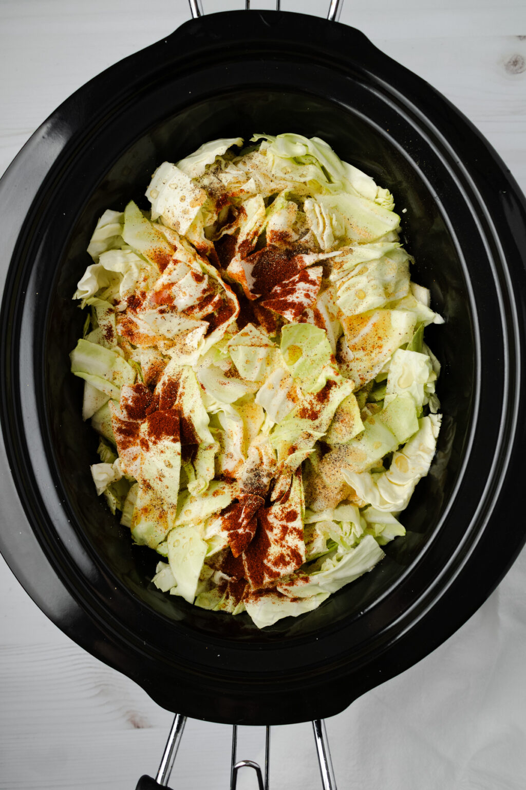 Slow Cooker Cabbage - Buttery + No Bacon!