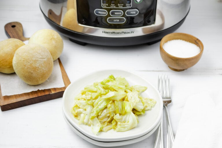 Slow Cooker Cabbage - Buttery + No Bacon!