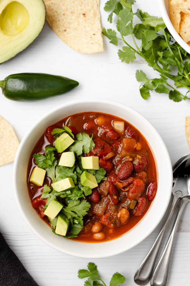 Slow Cooker Vegetarian Chili