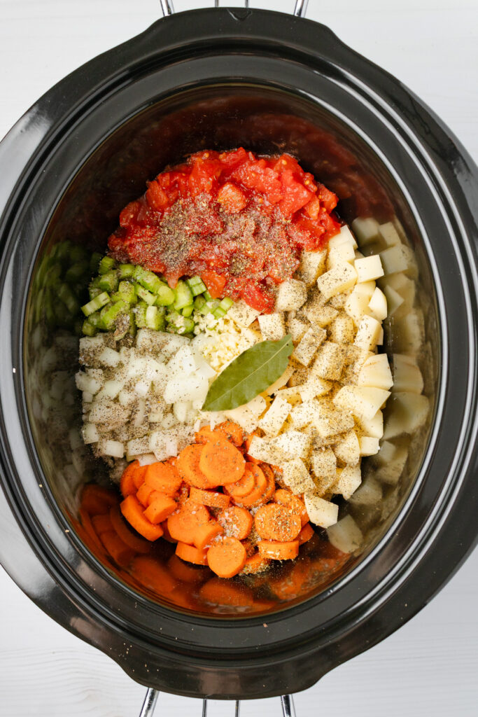 Slow Cooker Vegetable Soup
