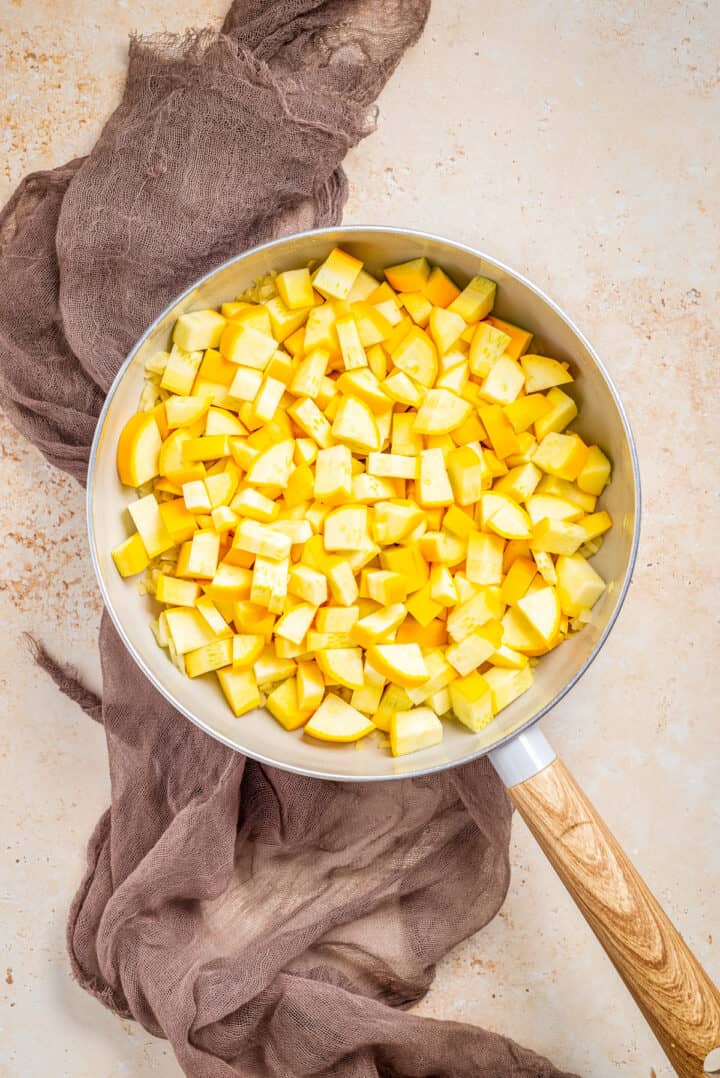 Squash Casserole with Stuffing - Urban Farmie