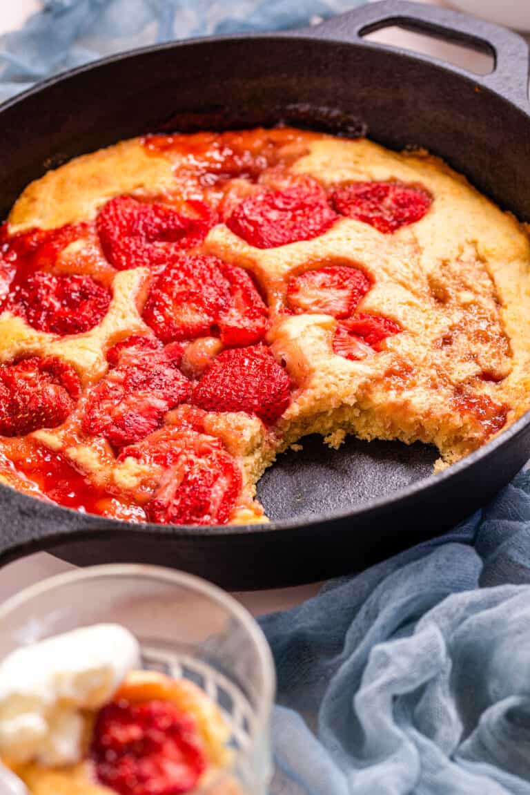 Strawberry Spoon Cake