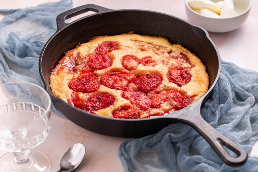 Strawberry Spoon Cake