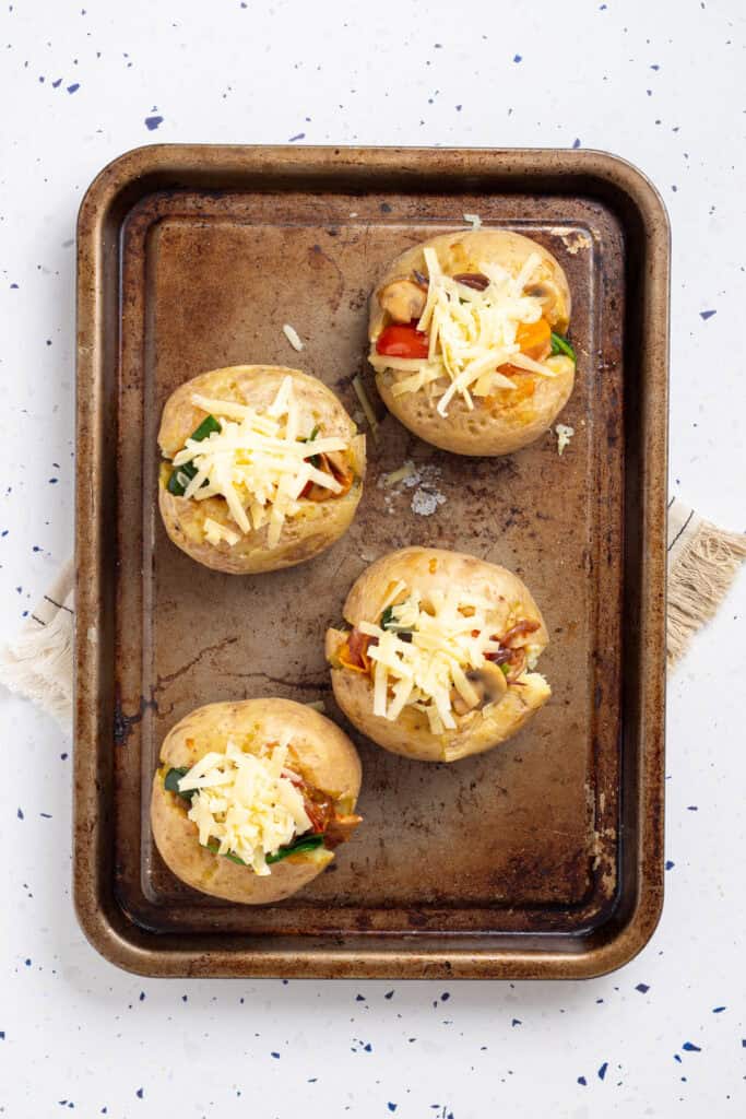 Easy 30 Minute Stuffed Baked Potatoes