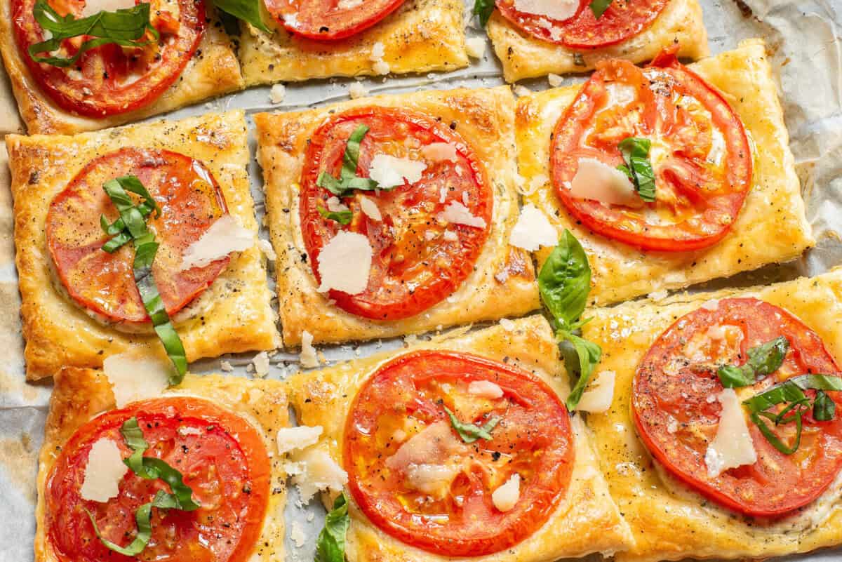 Tomato Puff Pastry Tart