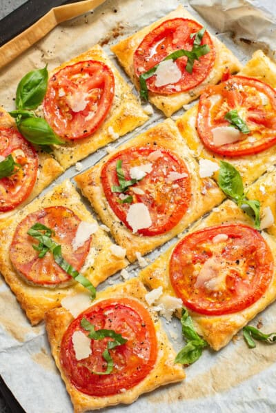 Tomato Puff Pastry Tart