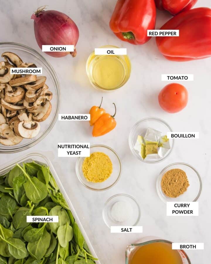 Vegan Efo Riro (Nigerian Spinach Stew)