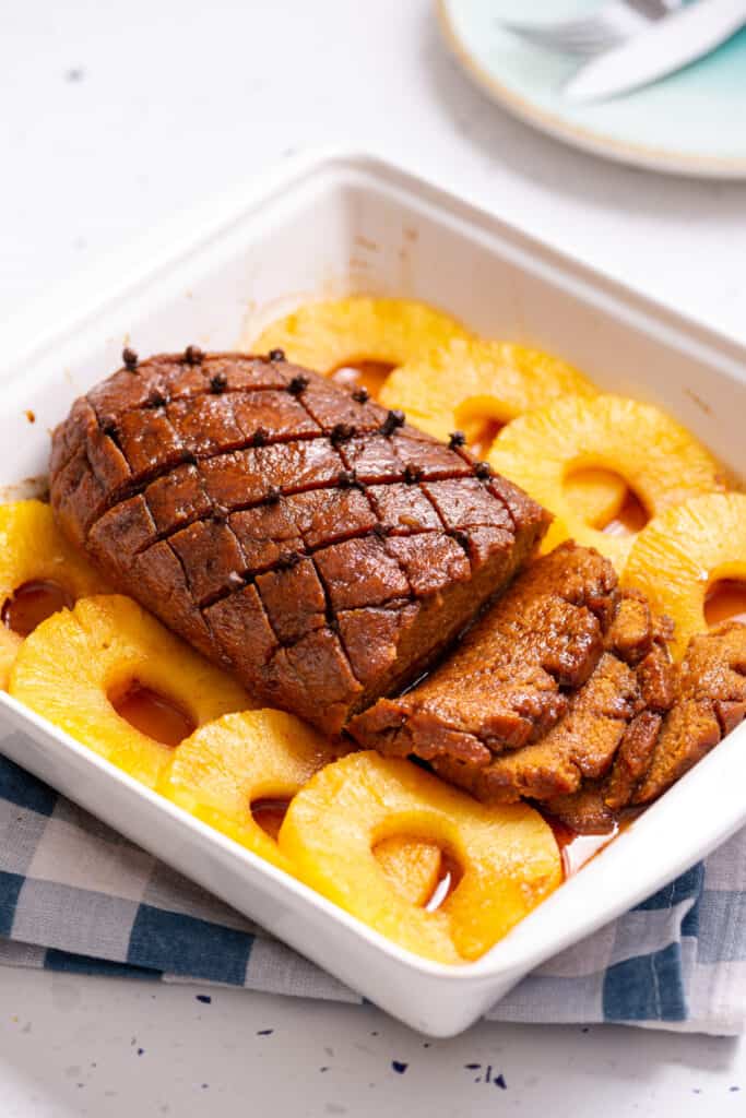 Vegan Ham (Easy, Smoky, Seitan!)