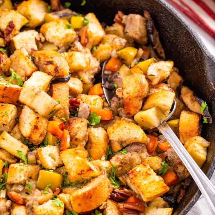 The BEST Vegan Stuffing Recipe! - Urban Farmie